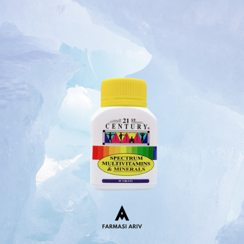 21ST CENTURY SPECTRUM MULTIVITAMINS & MINERALS 30 TABLETS | Shopee Malaysia