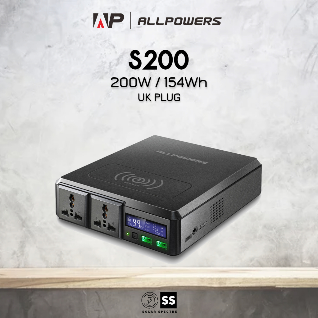 ALLPOWERS 200W Portable Power Station Wireless | Shopee Malaysia