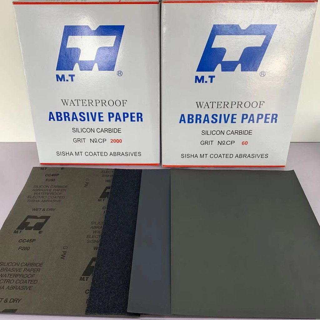 MT Waterproof Abrasive Sand Paper Silicon Carbide (Kertas Pasir ...