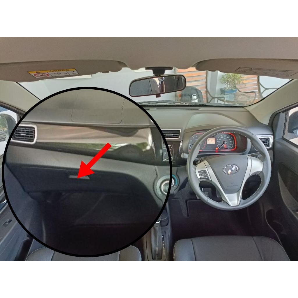 ORIGINAL PERODUA AXIA BEZZA MYVI ECO DCVT 2018> GLOVE BOX LOCK ...