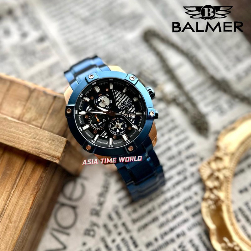 [Original] Balmer 8162G BRG-5 Chronograph Sapphire Men's Watch with ...
