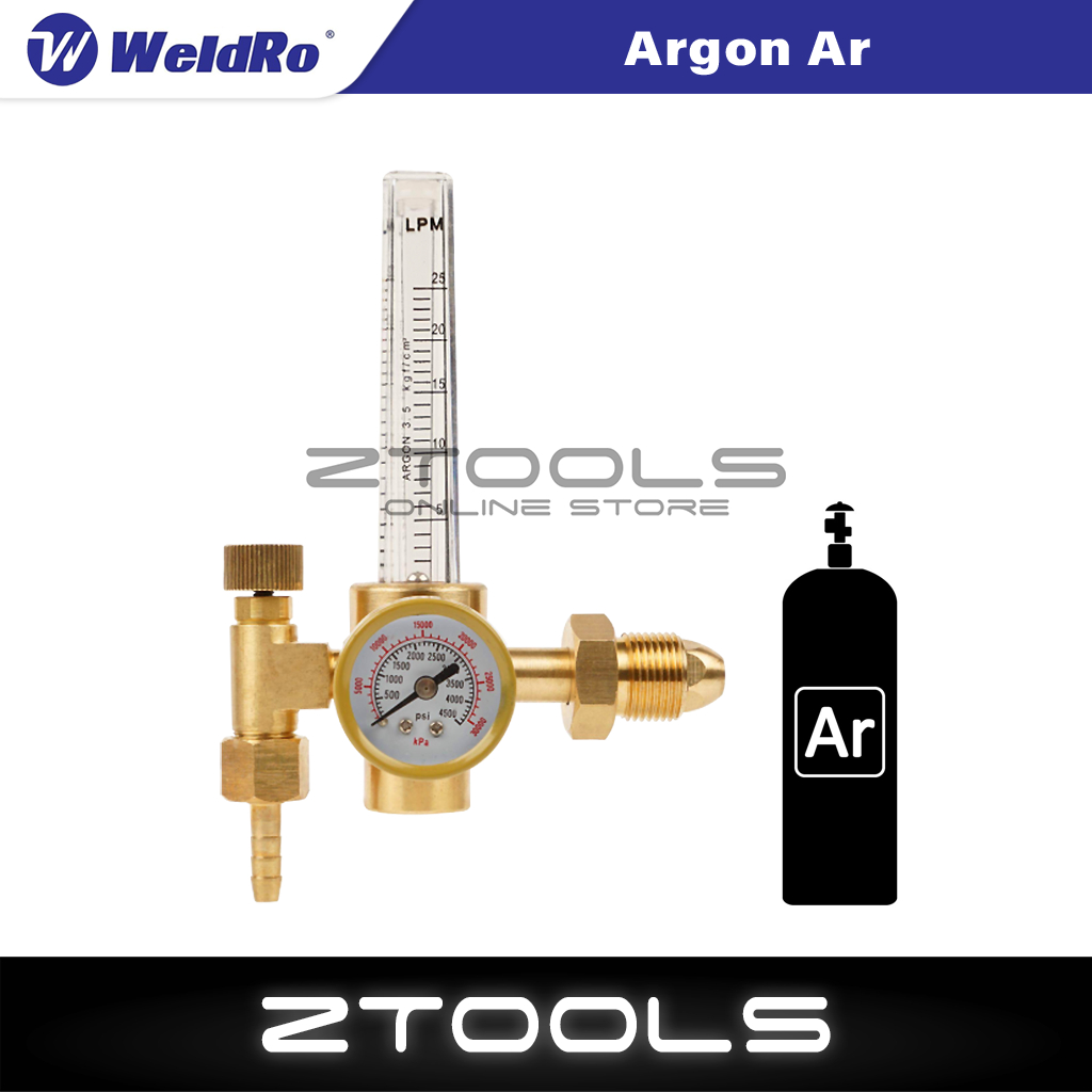 AceWeld & Weldro Argon & CO2 Flowmeter Regulator Gas Welding Flow Meter ...