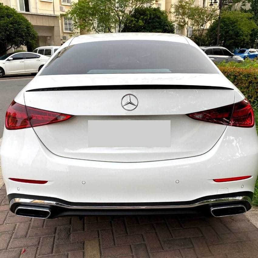 Mercedes Benz W206 Spoiler AMG Style Gloss Black | Shopee Malaysia