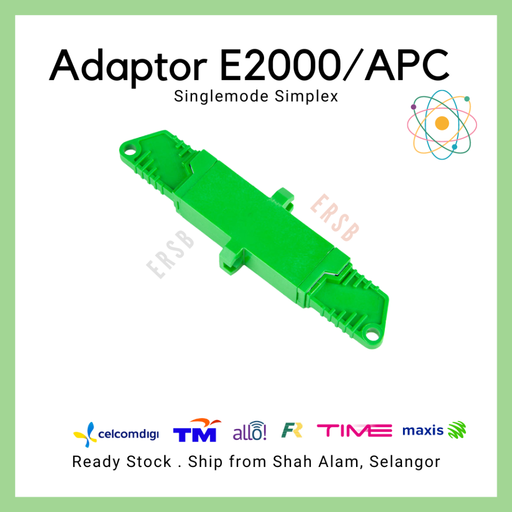 Adaptor E2K APC Simplex Singlemode Adapter | Shopee Malaysia