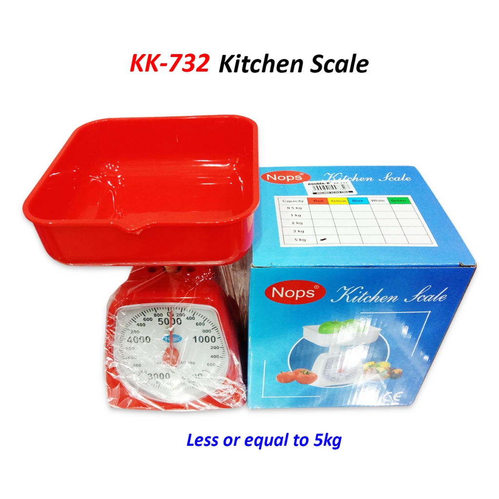 Double-K Plastic Mechanical Spring Scales Kitchen Scale with detachable ...