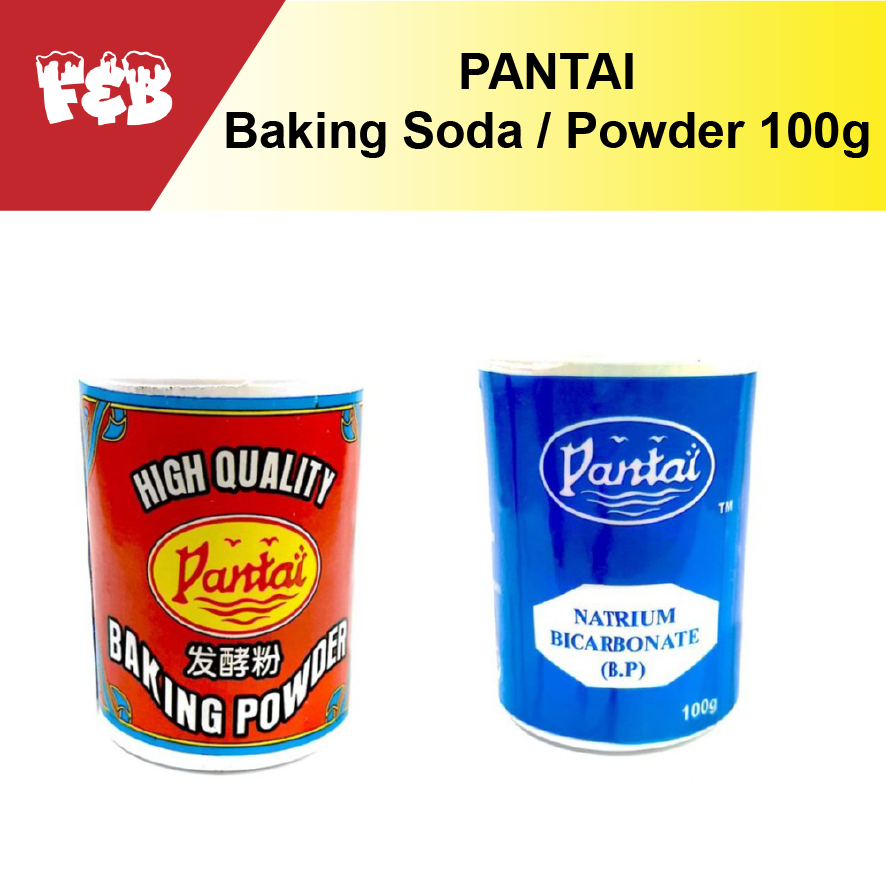 Pantai Sodium Bicarbonate/Baking Soda / Baking Powder 100g | Shopee ...