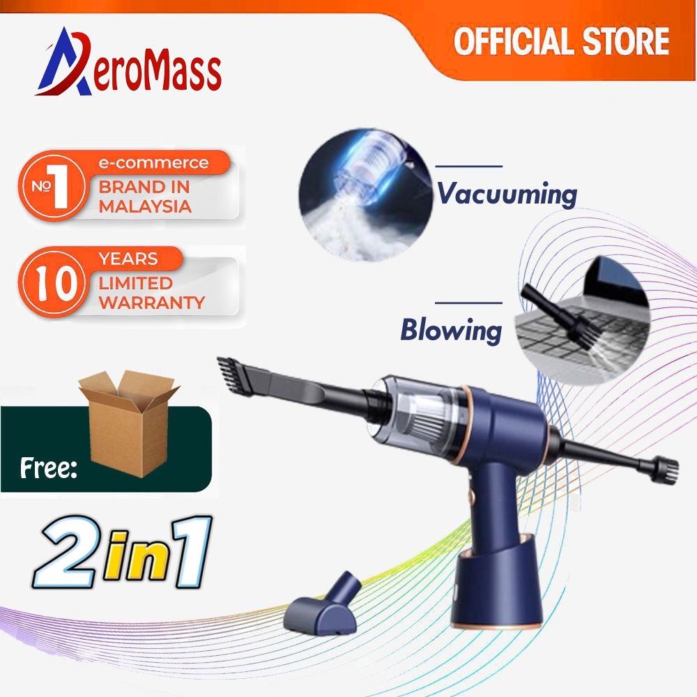 AeroMass Vacuum Cleaner Cordless 3in1 Handheld Vacuum (ST-6638) Small ...
