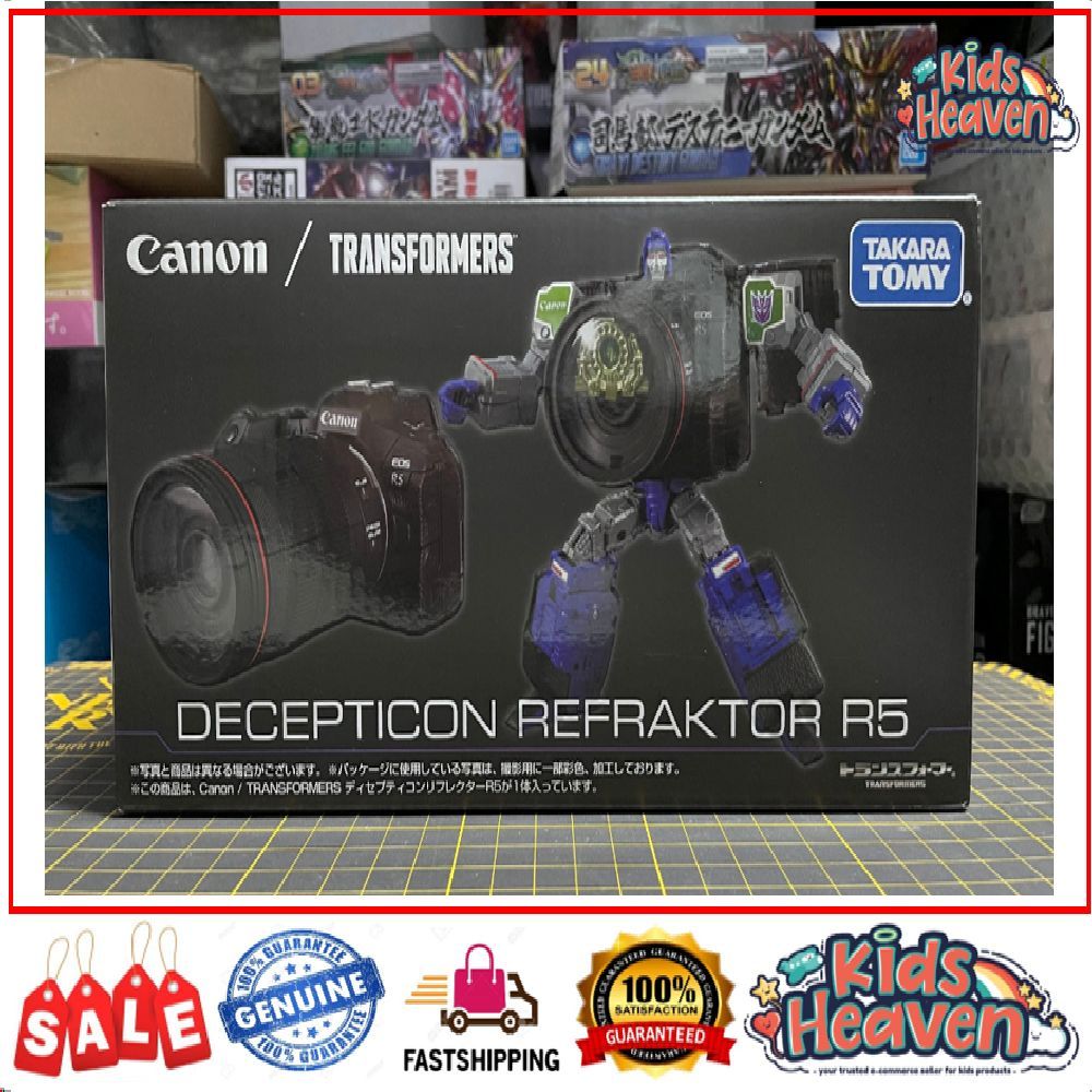 Transformers x Canon Camera Decepticon Refraktor R5 Action Figure (100. ...