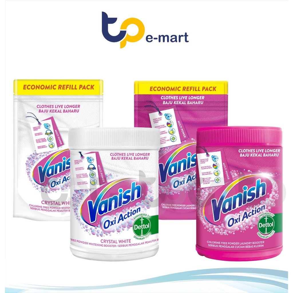 Vanish Fabric Stain Remover Powder Tub 900g / Crystal White Stain ...