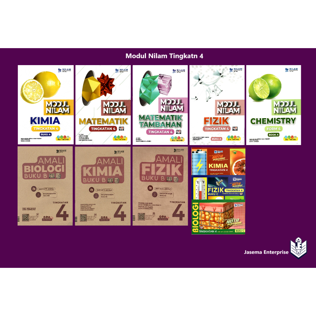 Modul Nilam Tingkatan 4 Fizik | Matematik Tambahan | Chemistry | Kimia ...