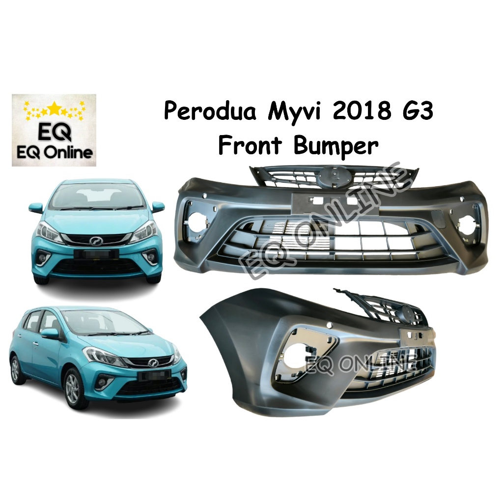 Perodua Myvi 2018 MG3 G3 *Generation 3* Front Bumper (Bumper Depan) PP ...