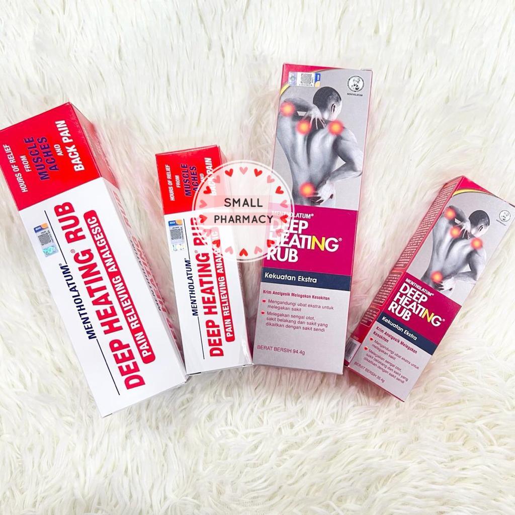Mentholatum Deep Heating Rub / Extra Strength Pain Relieving Cream 35 ...