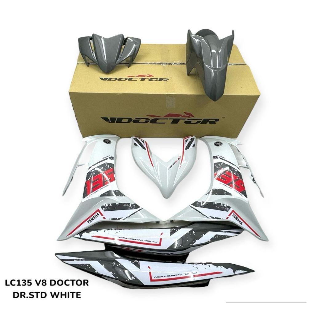 COVERSET 135LC Fi V8 2024 ORIGINAL DESIGN YAMAHA LC135 Fi LCV8 | Shopee ...