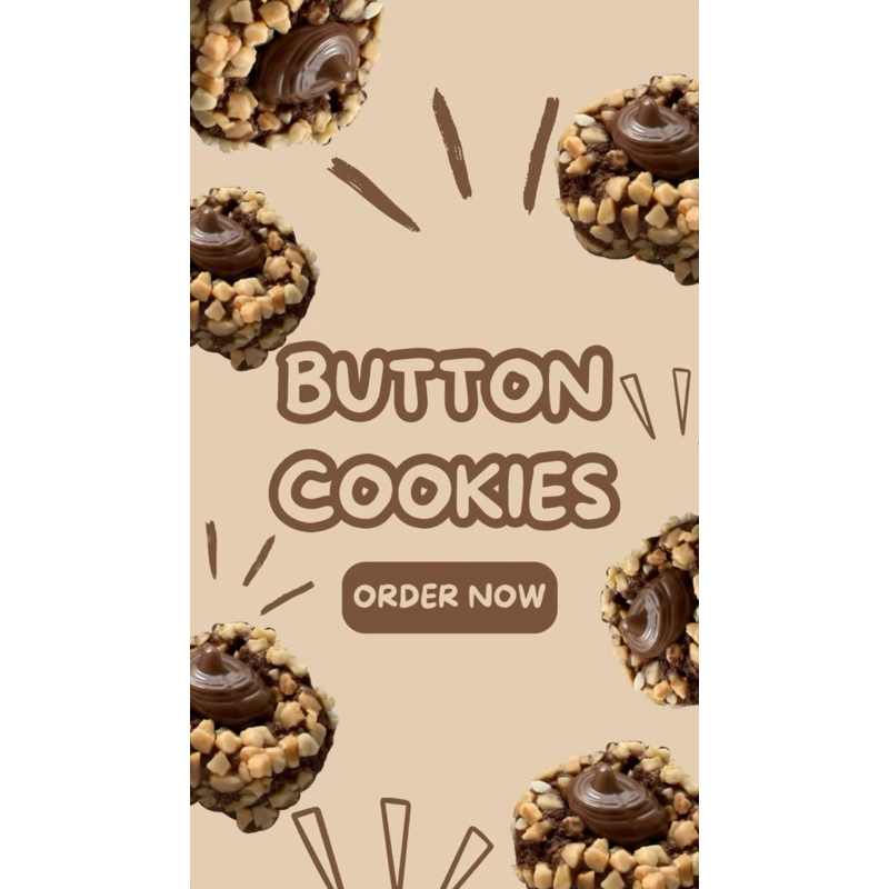 Nutella Button Pods by bakery.bonda (KUIH RAYA) | Shopee Malaysia