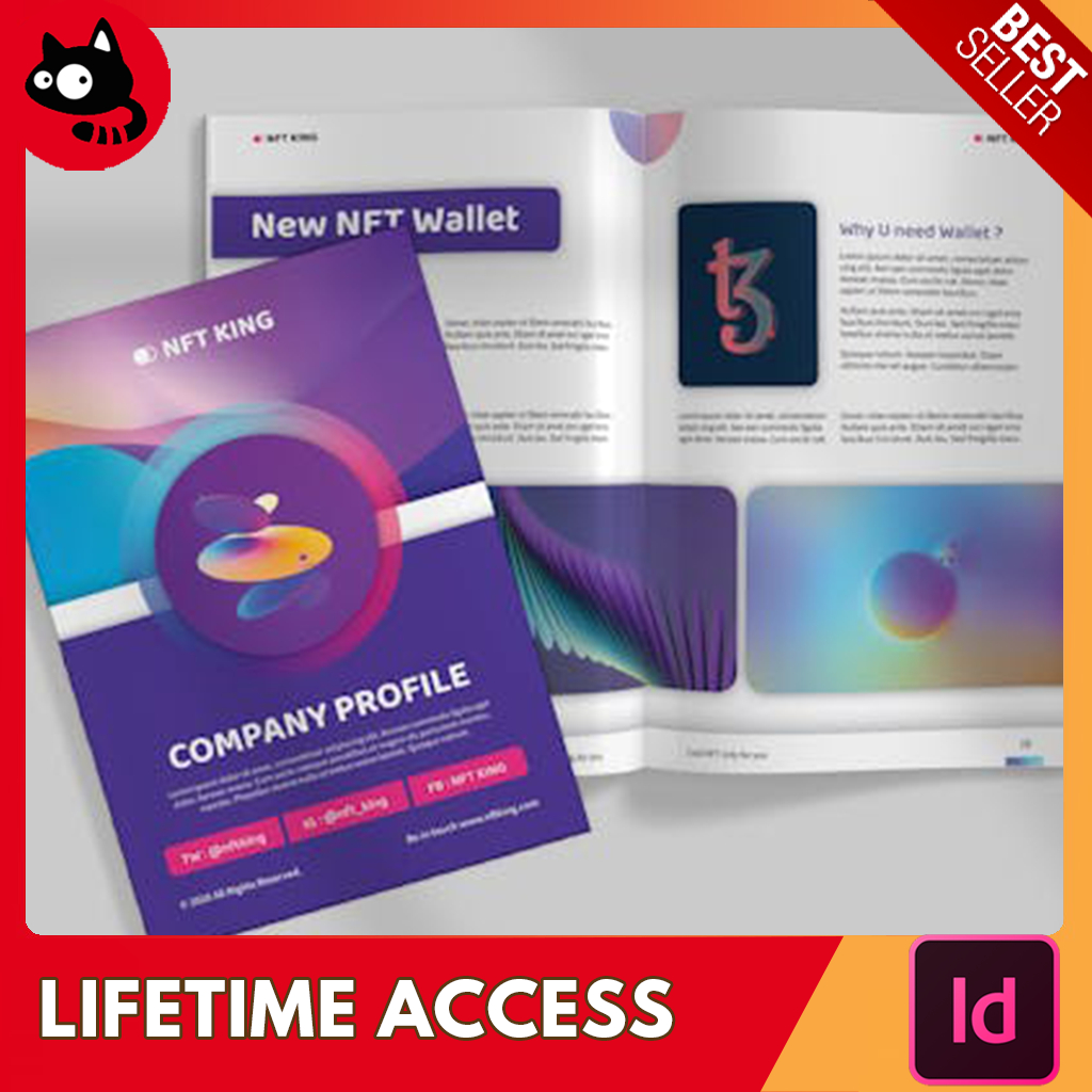 NFT Store - Company Profile Design Template (24 Pages) | Shopee Malaysia