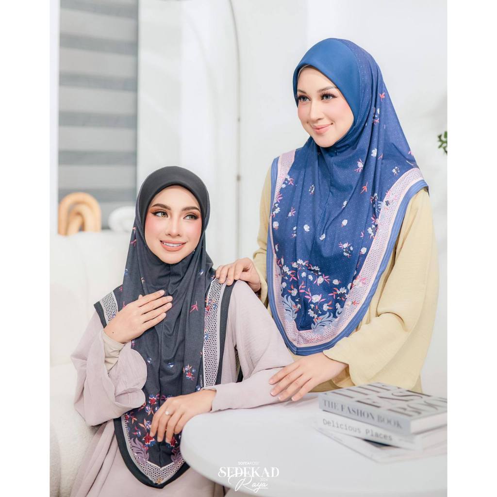 SofeaRose Janna & Atiya Marwa | Janna & Atiya Adeela Tudung Sarung | Shopee Malaysia