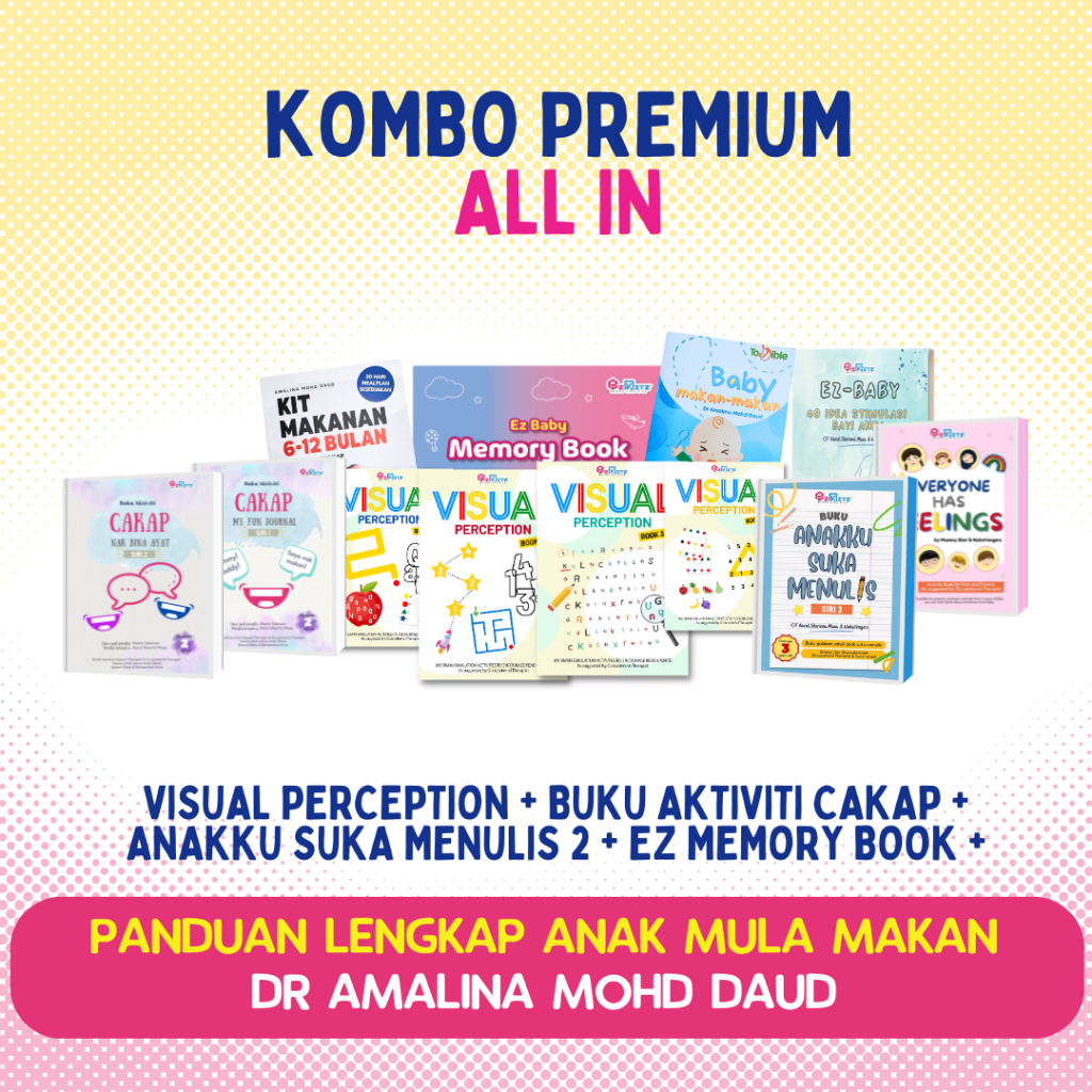 [ READY STOCK ] KOMBO PREMIUM ALL IN | VISUAL PERCEPTION | BUKU ...
