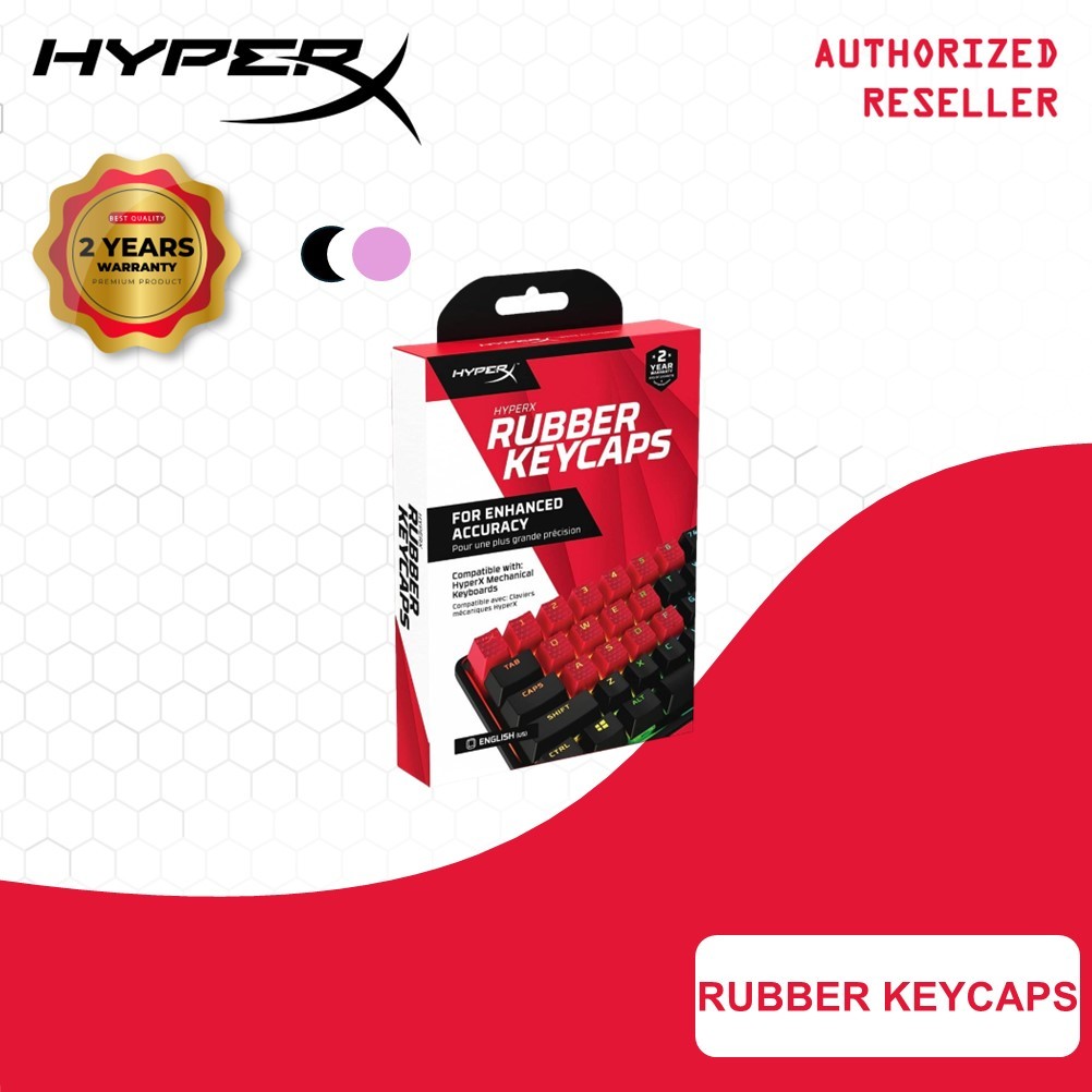 HyperX FPS & MOBA Rubber Keycaps Gaming Keycaps Upgrade Kit (19 Pcs ...