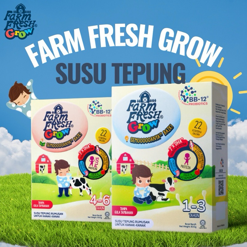 Farm Fresh Grow Milk Powder (500G) Susu Tepung | Shopee Malaysia