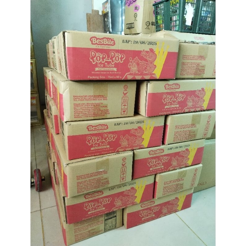 (90 Batang) Ice Pop/Ice Pong/Poli Pong Ice Batang Ais Pop Buatan ...