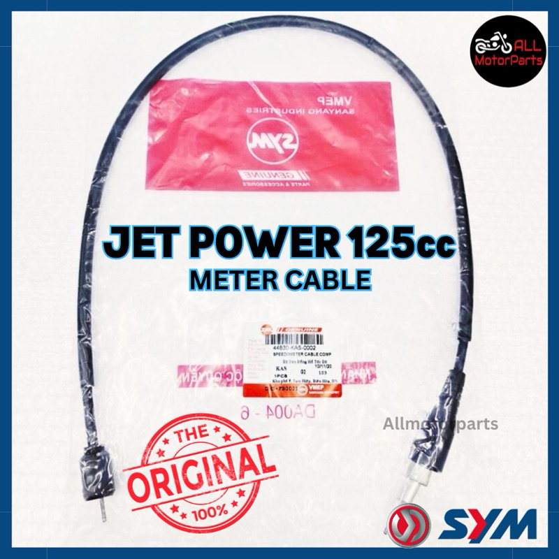 [100% ORI] JET POWER 125 125cc METER CABLE SPEEDOMETER KABEL WIRE TALI ...