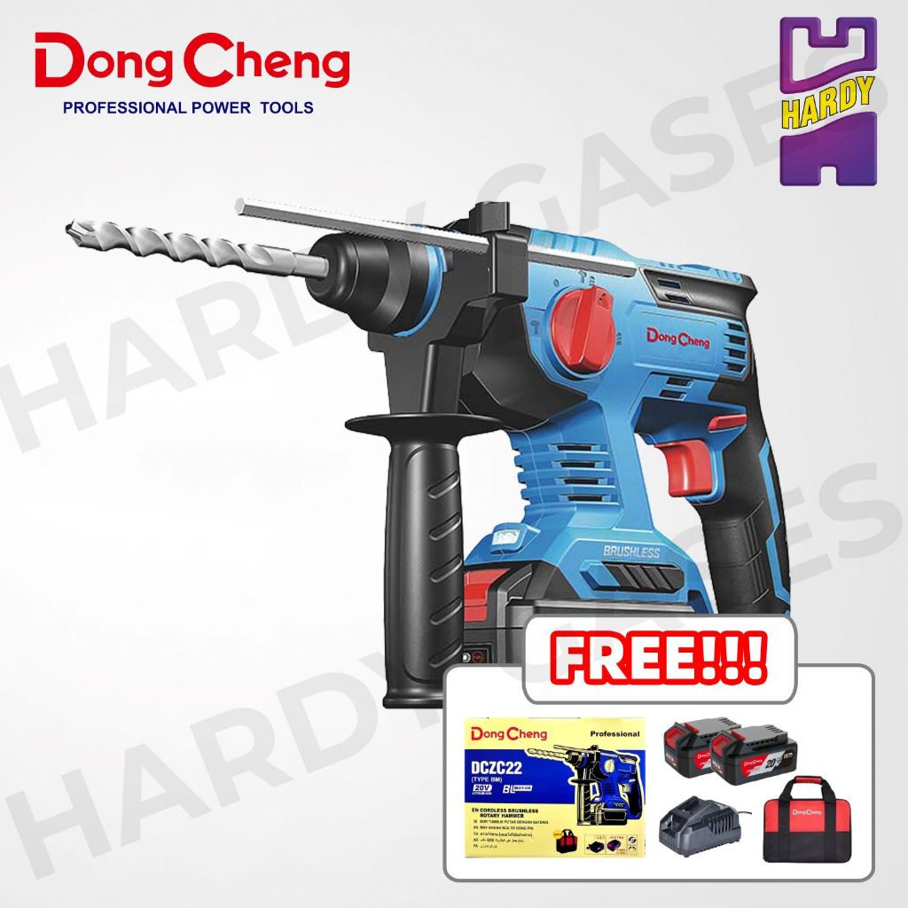 DONG CHENG 20V CORDLESS ROTARY HAMMER/ TUKUL PUTAR TANPA KOD DCZC22 (TYPE BK) | Shopee Malaysia