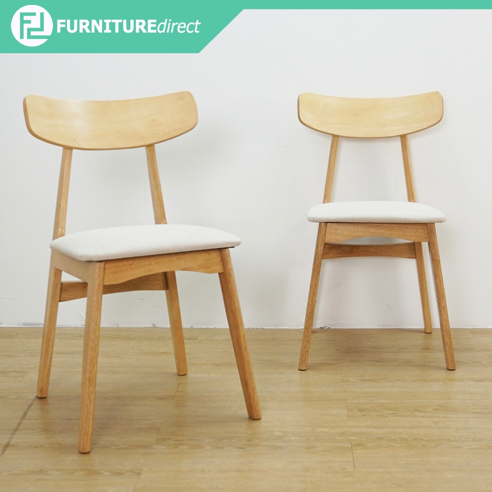 Furniture Direct NAKASU MUJI STYLE Solid Wood Dining Set-kerusi makan ...