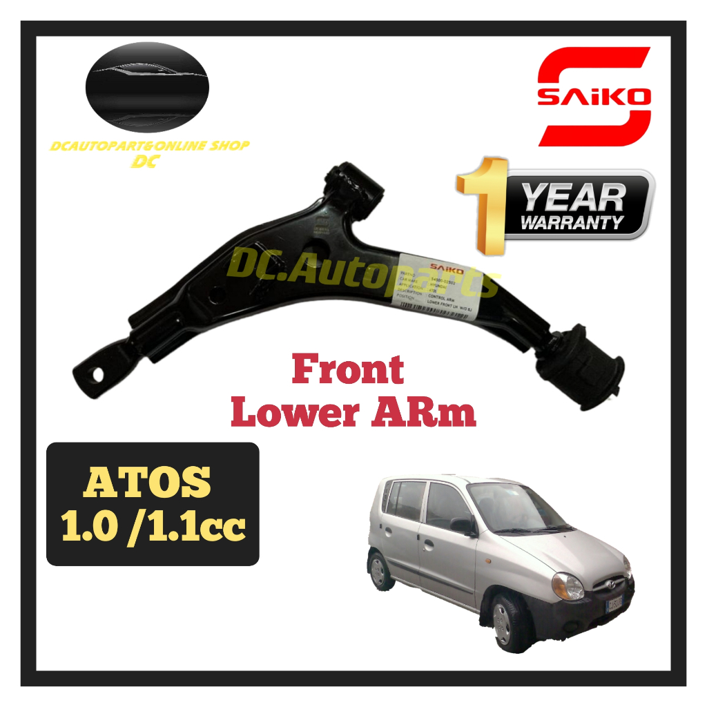 SAIKO CONTROL LOWER ARM HYUNDAI ATOS INOKOM PRIMA 1.0 1.1 1997-2010 ...