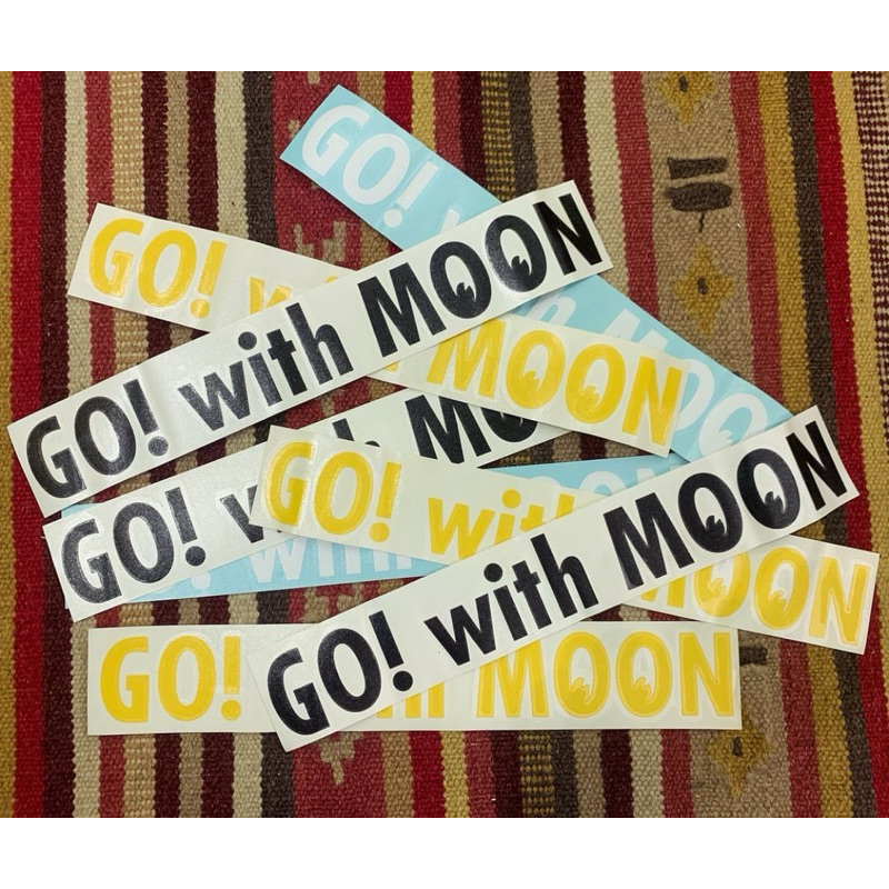Authentic mooneyes Go! With Moon Premium Sticker | Shopee Malaysia
