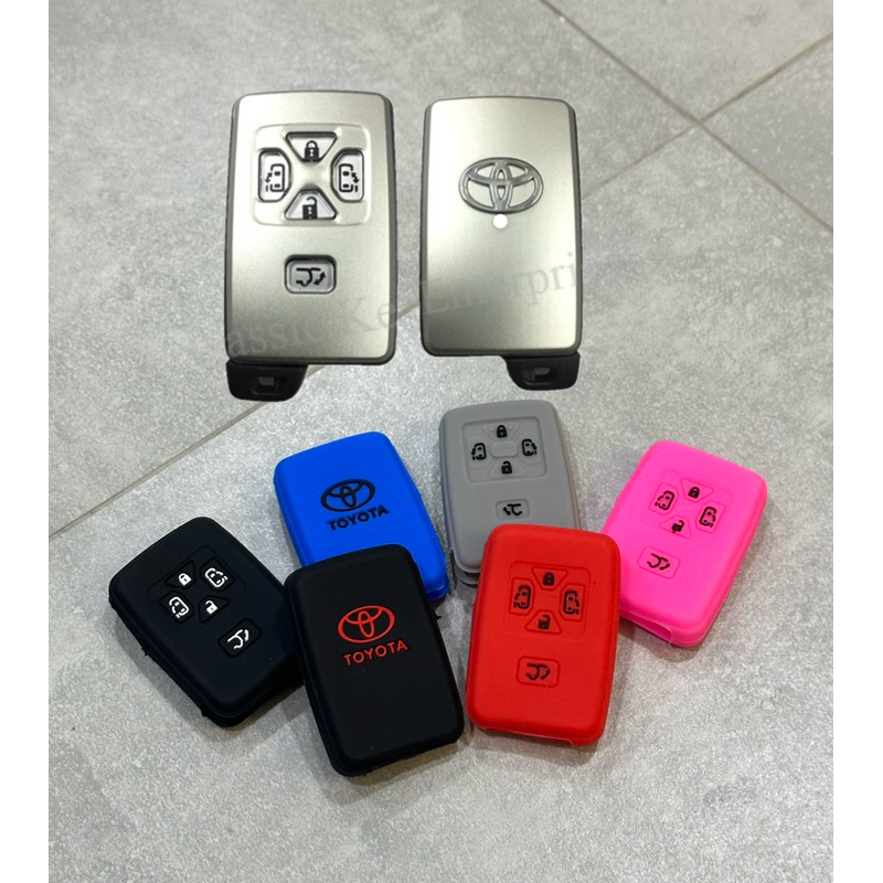 Toyota alphard vellfire estima silicone remote car key remote key car ...