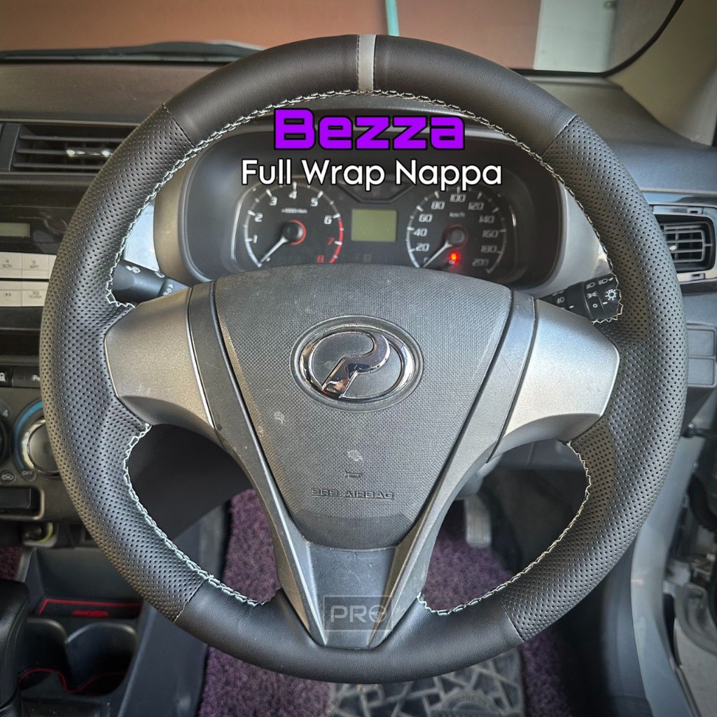 COVER SAHAJA Perodua Bezza Tiada Thumb Rest Custom Made Steering Cover ...