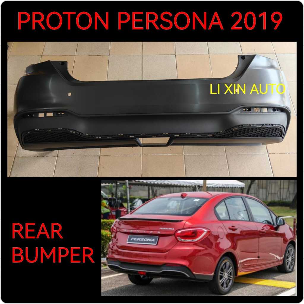 PROTON PERSONA VVT 2019 FACELIFT REAR BUMPER BELAKANG BUMPER KERETA ...