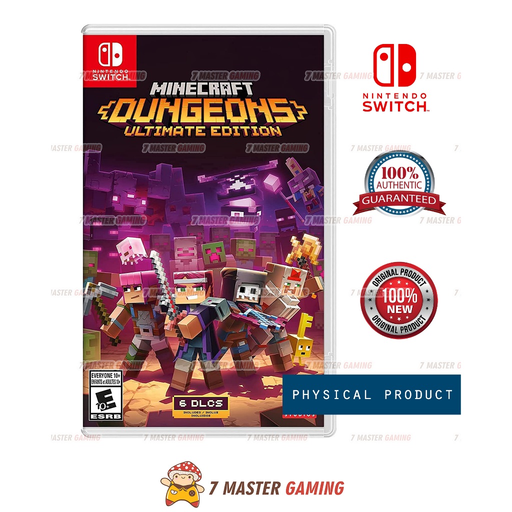 Minecraft Dungeons Ultimate Edition - Nintendo Switch - English or ...