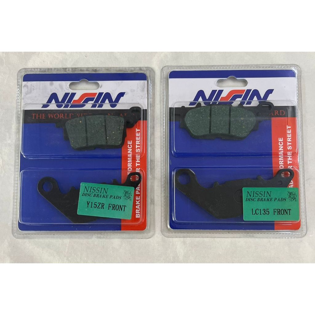 YAMAHA Y15ZR / LC135 FRONT DISC BRAKE PAD (NISSIN) | Shopee Malaysia