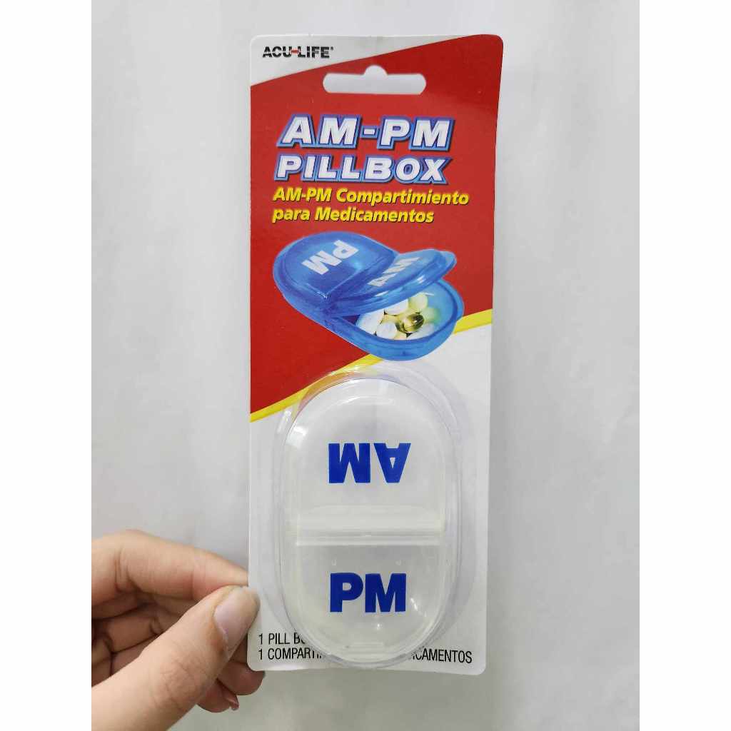 Acu-Life AM-PM Pill Box (random color) | Shopee Malaysia
