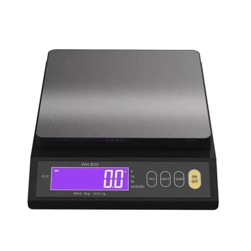 5kg x 0.1g WH-B30 High Accuracy Rechargeable kitchen Scale ( Water ...