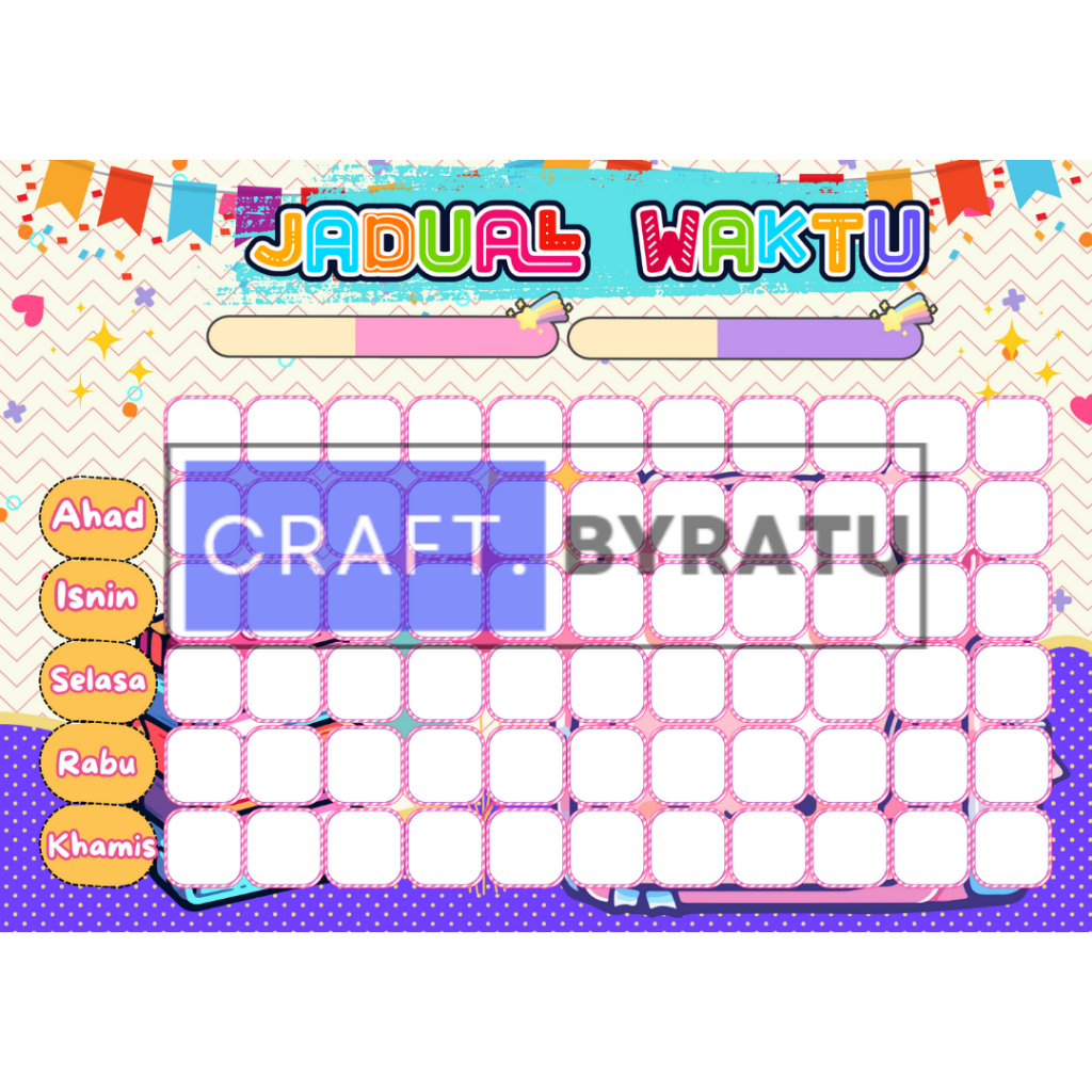 [BM] Jadual Waktu Kelas Boleh Ubah | Jadual Waktu Sekolah Boleh Ubah ...