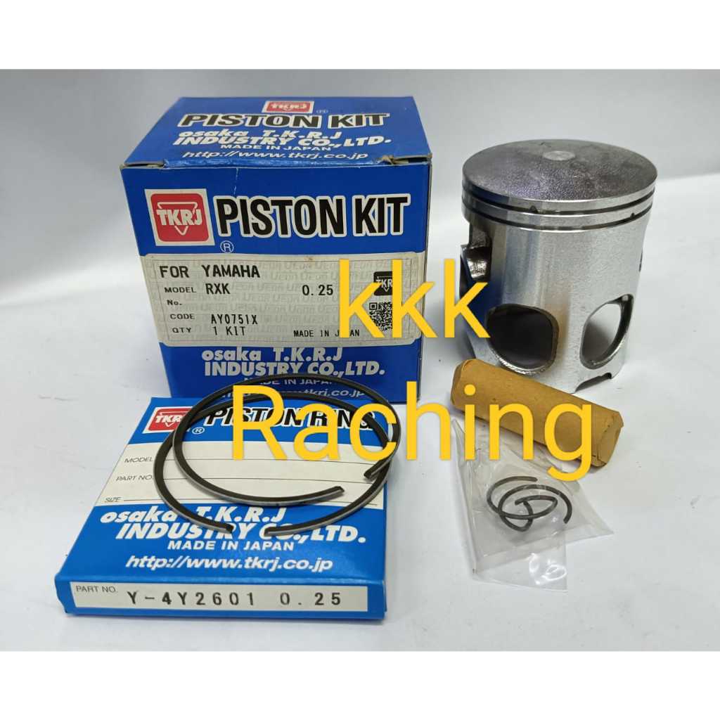 YAMAHA RXK 4Y2 TKRJ PISTON KIT SET STD-2.00 (58MM) | Shopee Malaysia