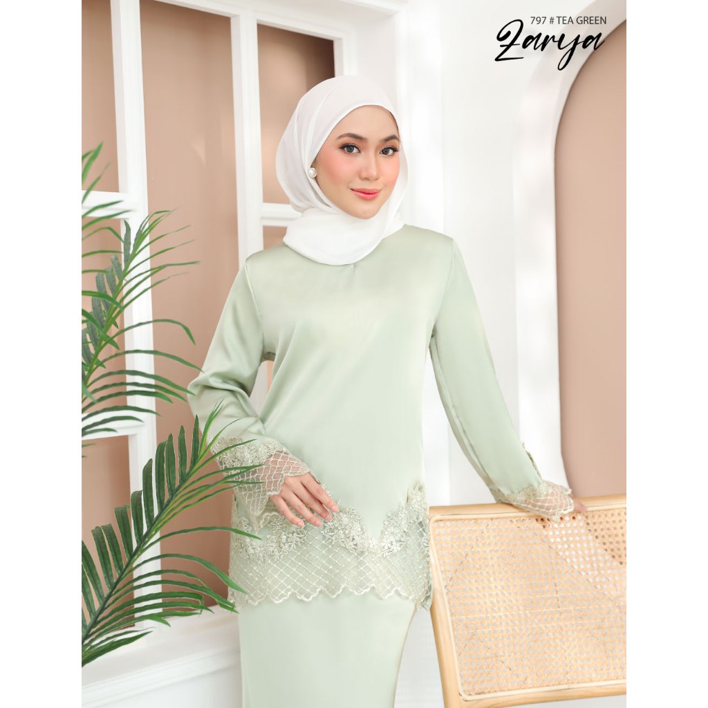 Zarya Kurung Modern 797 | Baju Raya Baju Bridesmaid 2024 | Tricetate ...