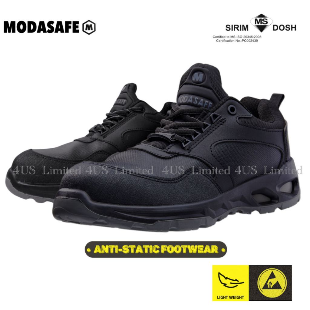 Modasafe M-231 Anti-static Low Cut 4.5" Laces-Up Safety Shoes (Sirim ...