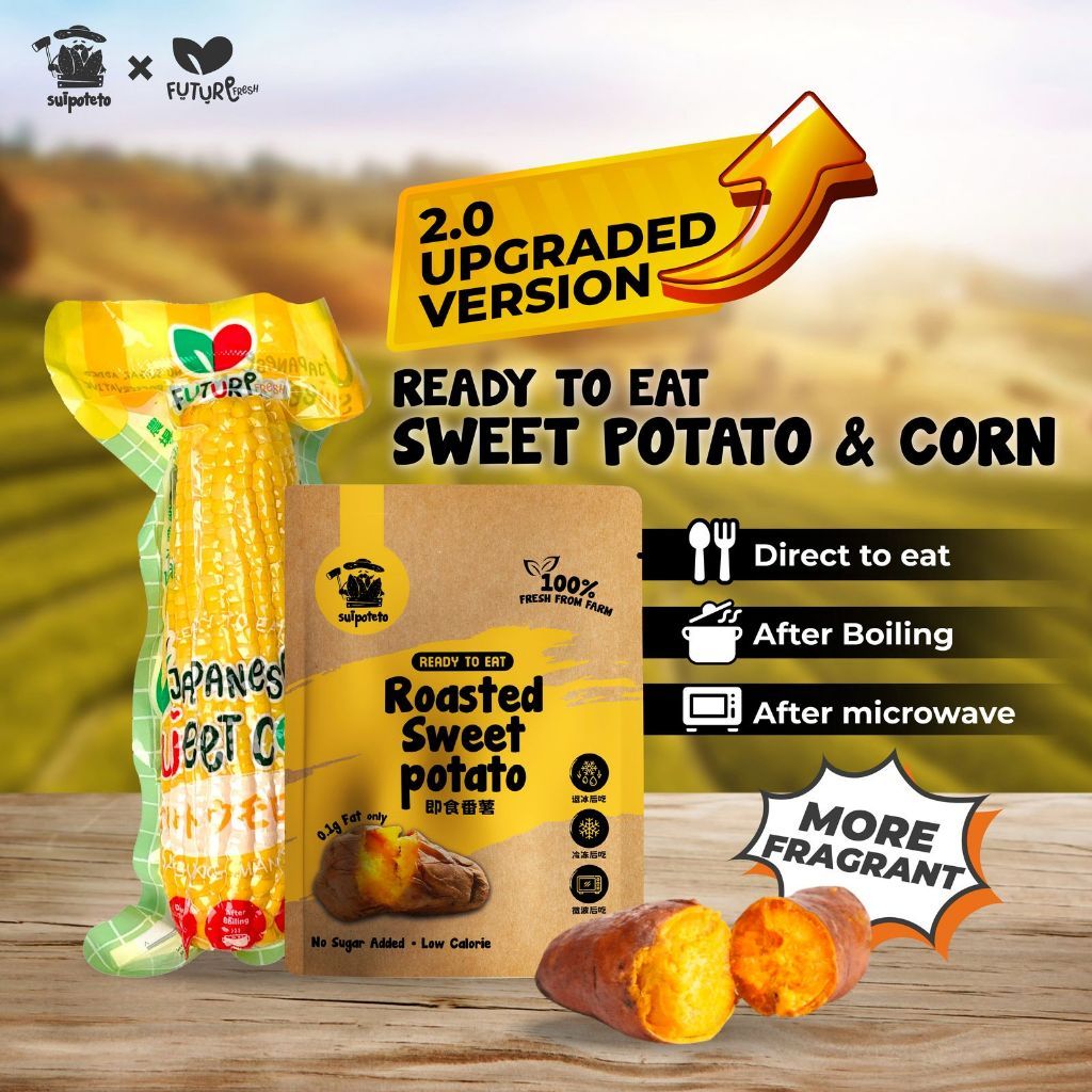(Combo)Suipoteto + Future Fresh Ready to Eat Ubi Keledek + Jagung Sweet ...