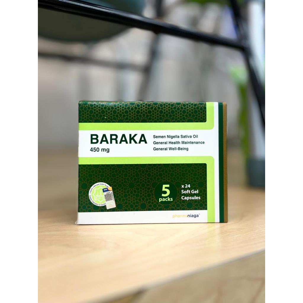 Baraka 450mg (HABBATUS SAUDA - MAKANAN SUNNAH) 100% Original Big Box ...