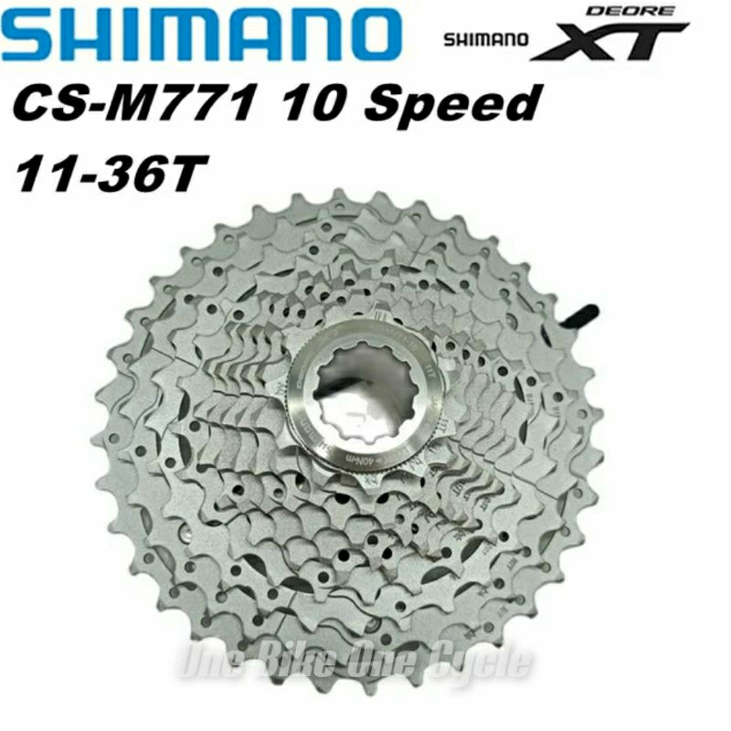 Shimano Deore XT 10 Speed Cassette CS-M771-10 (11-36T) | Shopee Malaysia