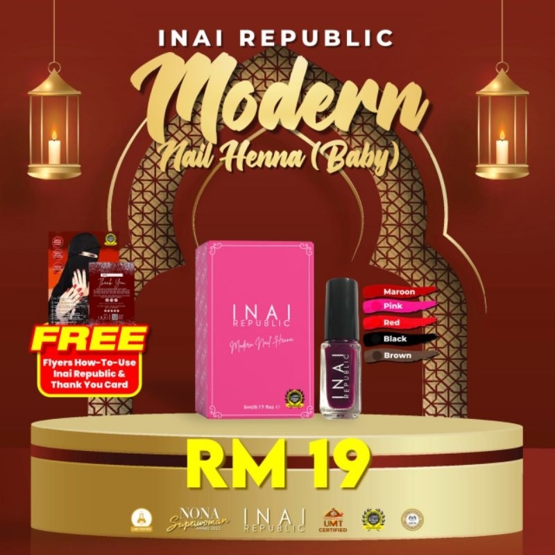 Inai celup inai kuku daun asli inai asli inai redchilli combo buy 1 ...