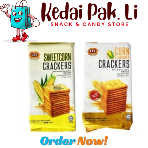 [KPL] Lee Biscuit Corn Cracker 300gm | Shopee Malaysia