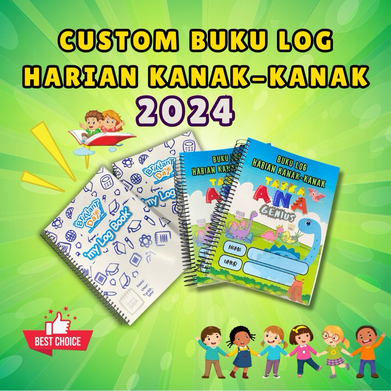 CUSTOM BUKU LOG TASKA (SPIRAL BINDING) | Shopee Malaysia