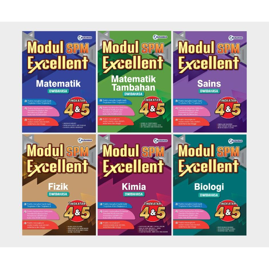 [NUSAMAS[ MODUL EXCELLENT SPM TINGKATAN 4 & 5 2024 | Shopee Malaysia