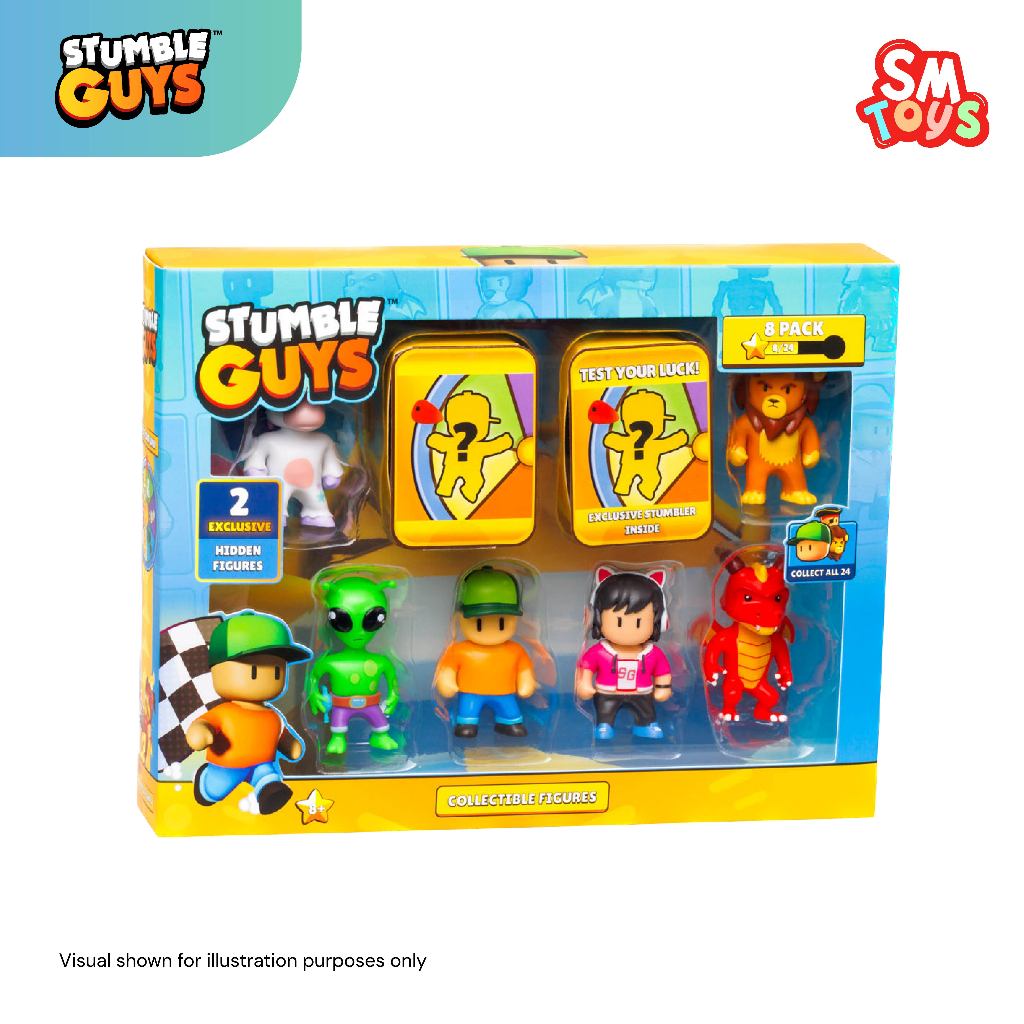 Stumble Guys Collectible Figures Deluxe Box (8 Packs) | Shopee Malaysia
