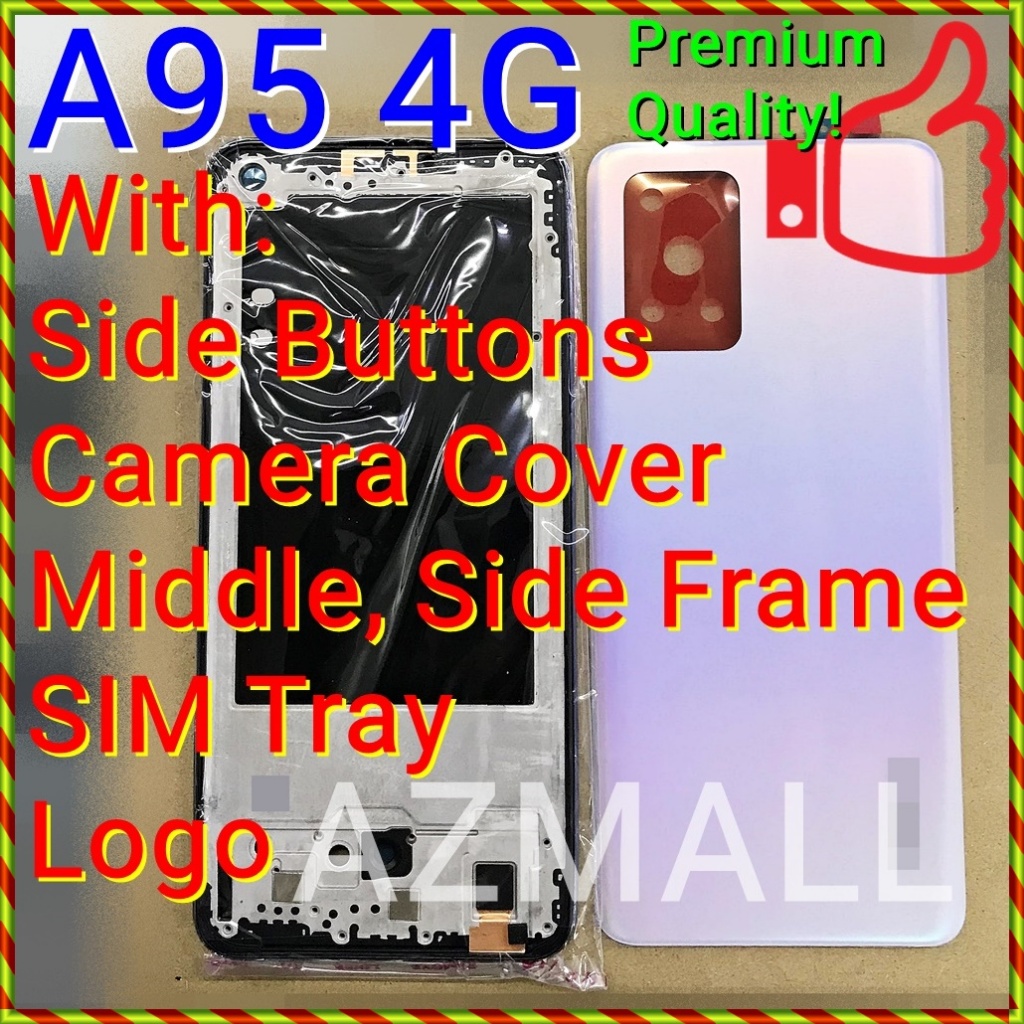 (Rainbow Silver) NEW ORI Full Housing On Off Volume Buttons Frame ...