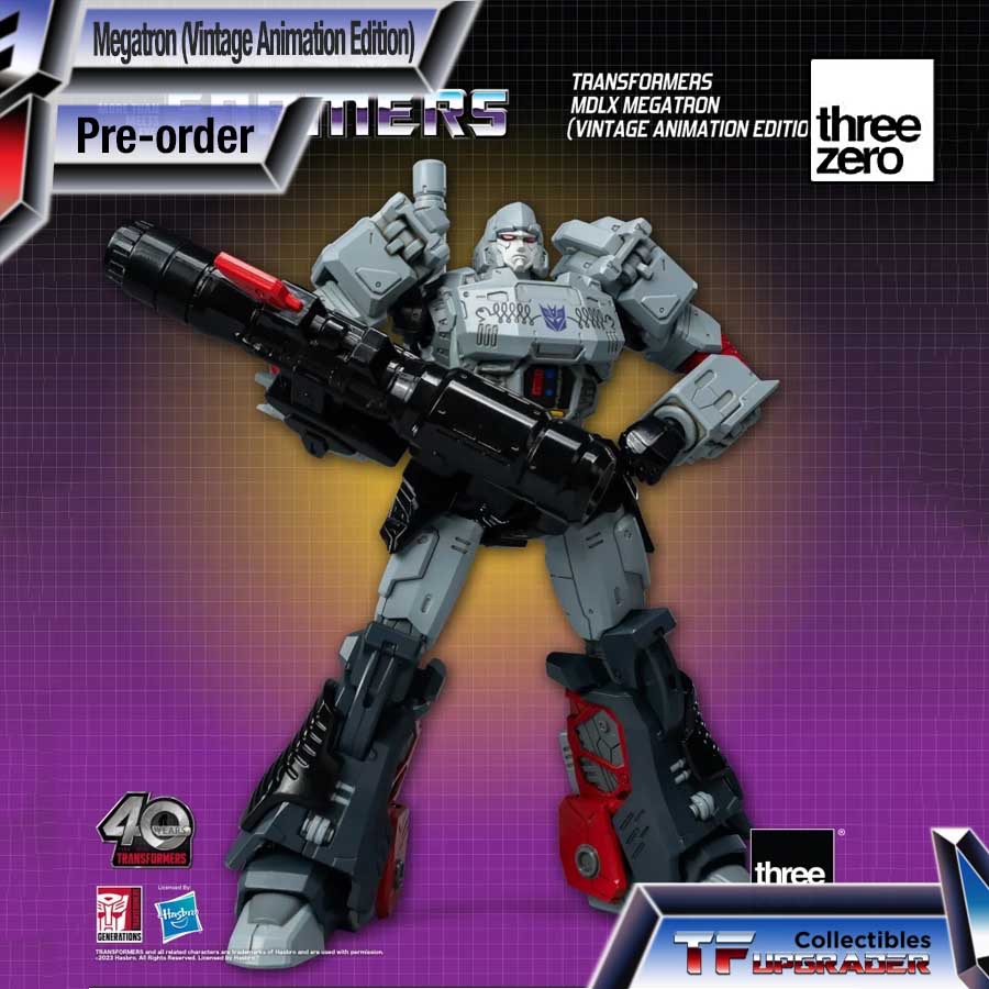 [Apr 2024] threezero Transformers MDLX Megatron (Vintage Animation ...